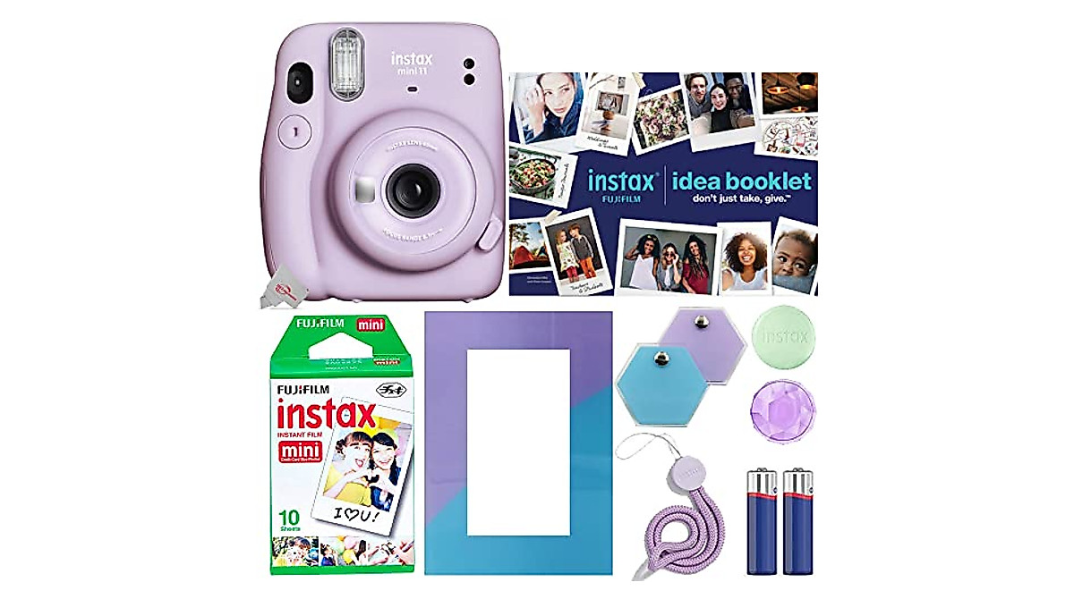 Fujifilm Instax Mini 11 Bundle - Perfect Instant Photos in Lilac
