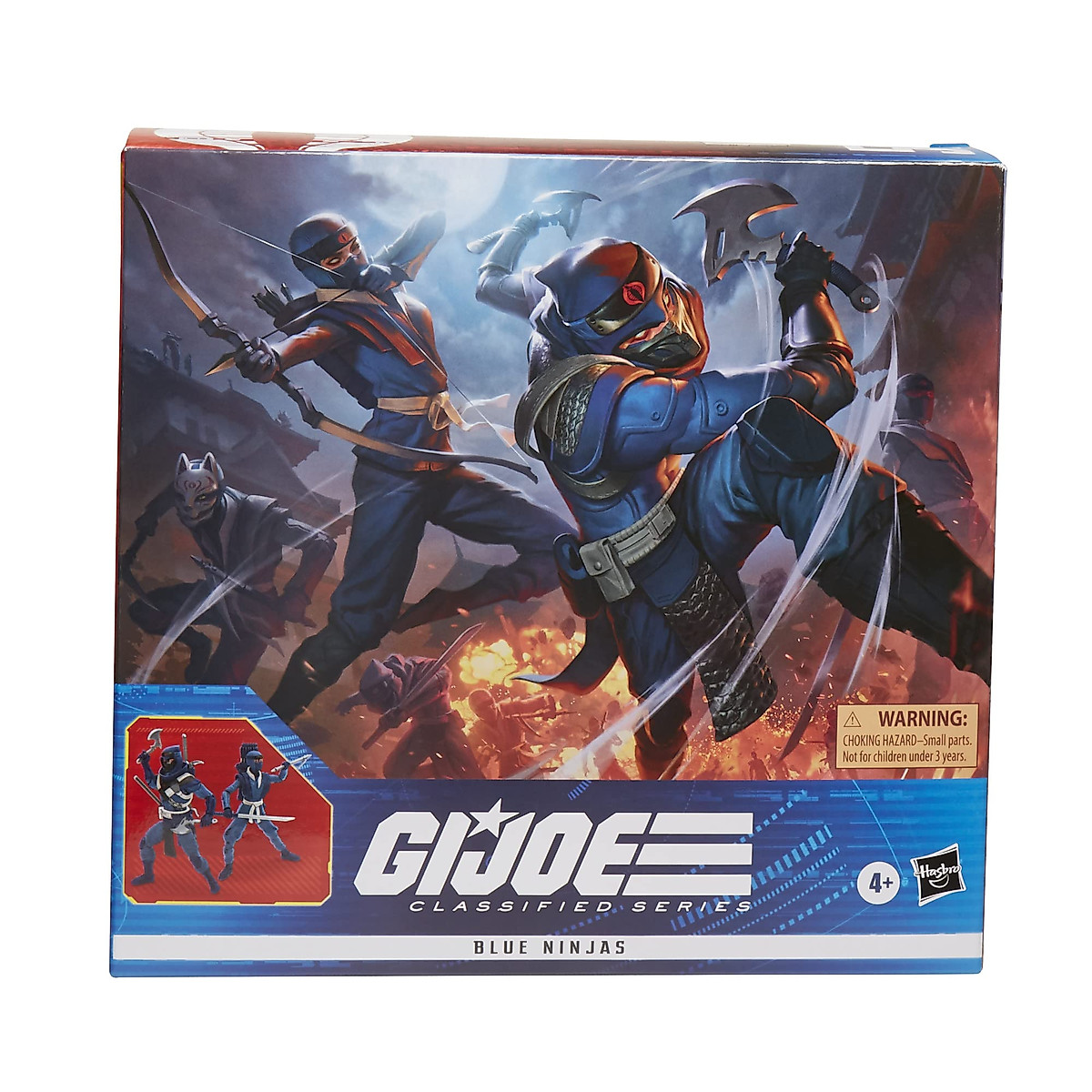G.I. Joe Classified Series Ninjas Action Figure with Accessorie,6-Inch 2-Pack (Amazon Exclusive)