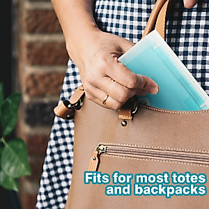 H4D Receipt Coupon Holder Organizer for Purse, Small Expanding File Folder Mini Accordion Folder, 13 Pockets Expandable Wallet for Coupon Receipt Bill Ticket Card Storage, 7x4.5 Inches (Teal)