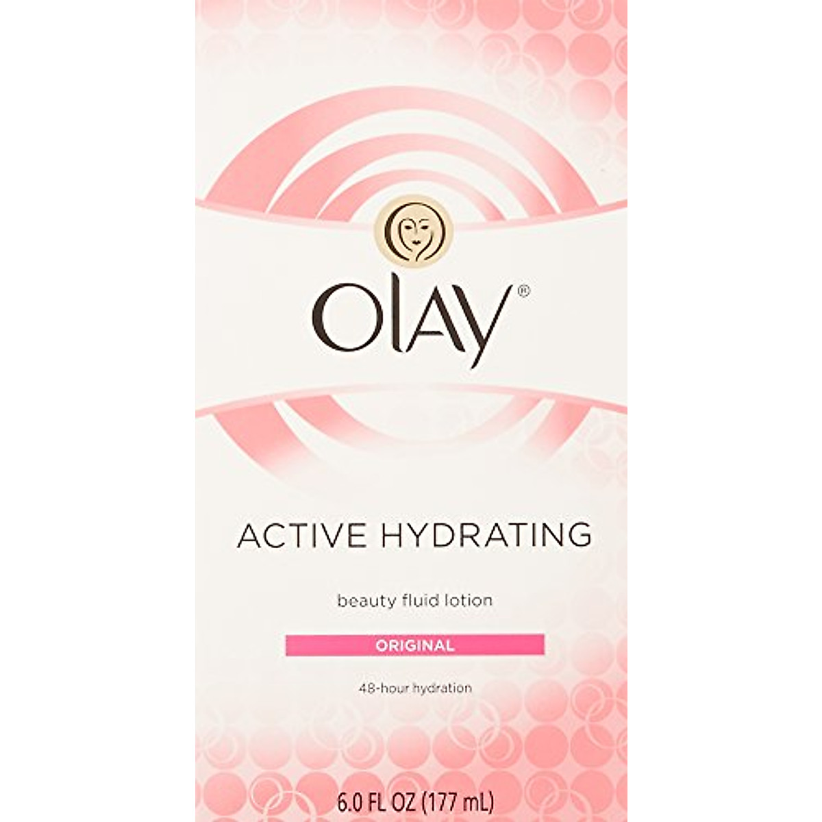 Face Moisturizer by Olay, Active Hydrating Beauty Moisturizing Lotion, 6 fl oz (Pack of 2)