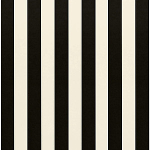 RSH DECOR: Lumbar Throw Pillows Set of 4 | 20” x 12" | All-Weather Spun Fabric | Water and Fade-Resistant | Outdoor Support Pillows for Patio Furniture | Black & White Stripe