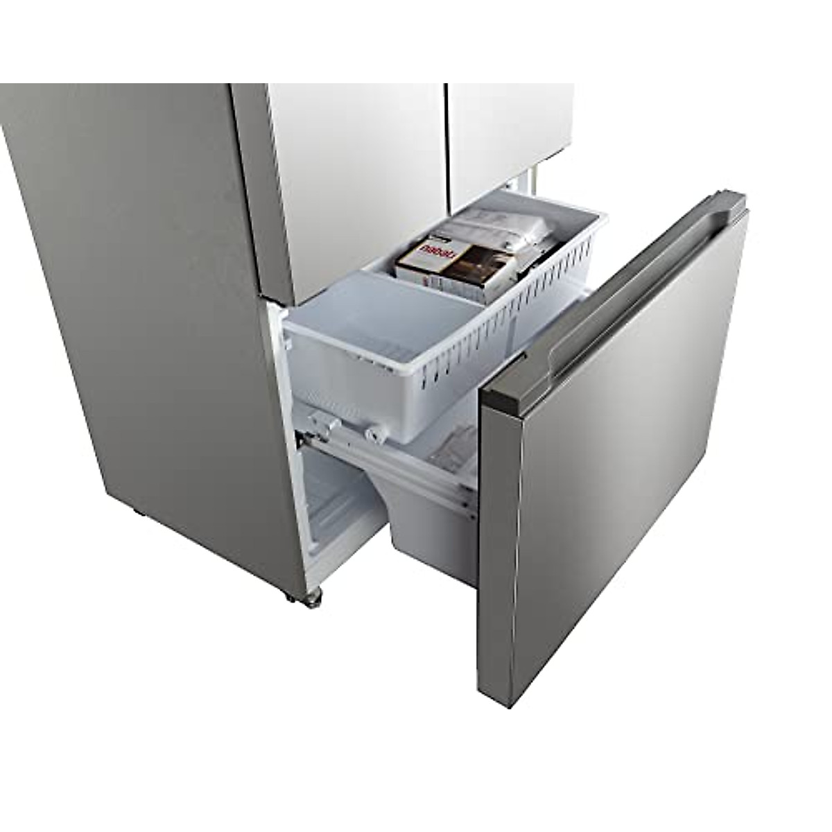 Hamilton Beach HBF1662 French Door Full Size Counter Depth Refrigerator with Freezer Drawer, 16.6 cu ft, Stainless