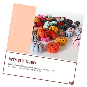 Abaodam 12pcs Felt Pumpkins Artificial Gourds and Pumpkins Pumpkin Table Centerpieces Artificial Pumpkins for Crafts Fall Party Ornament Thanksgiving Party Supplies Foam Accessories Autumn