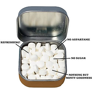 The Unemployed Philosophers Guild Bob Ross Happy Little Breath Mints - 1 Tin, Net Wt .4oz (12g)