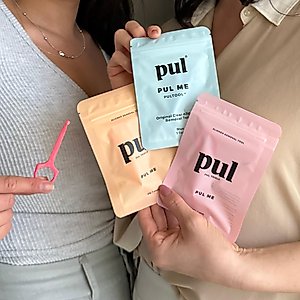 PUL Clear Aligner Removal Tool for Invisalign & Removable Braces | Hygienic, Durable, and Compact | Compatible with Removable Braces, Aligners, Retainers, & Dentures | by The Pultool (Pink + Blue)