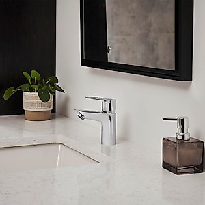 GROHE 23085001 Bauloop, Single Hole Single-Handle S-Size Bathroom Faucet 1.2 GPM - Drain not included, Chrome
