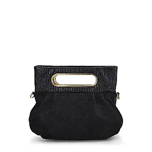 Louis Vuitton, Pre-Loved Black Monogram Suede Motard Before Dark Bag, Black