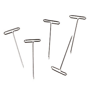 Tupalizy 120PCS 1 Inch Nickel Plated Steel T-Pins