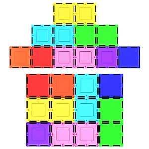 PicassoTiles Magnetic Building Block Set Magnet Tiles Construction Toy STEM Learning Kit Educational Playboards Pretend Play Stacking Blocks Child Brain Development
