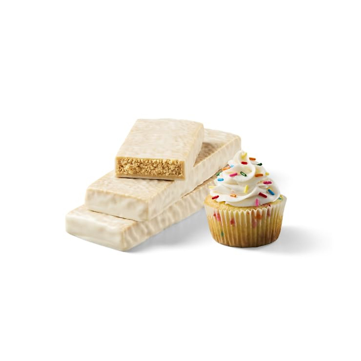 think! Protein Bars with Chicory Root for Fiber, Cupcake Batter, 1.4 Oz, 10 Ct