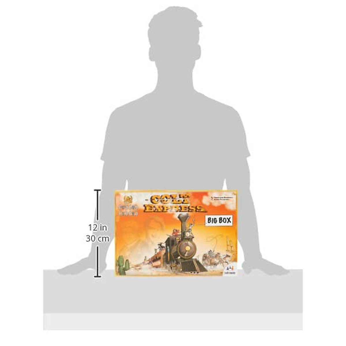 Colt Express BIG BOX Board Game - Base Game, Expansions, and New Bandit Included! Wild West Adventure Game, Strategy Game for Kids & Adults, Ages 10+, 2-9 Players, 40 Min Playtime, Made by Ludonaute