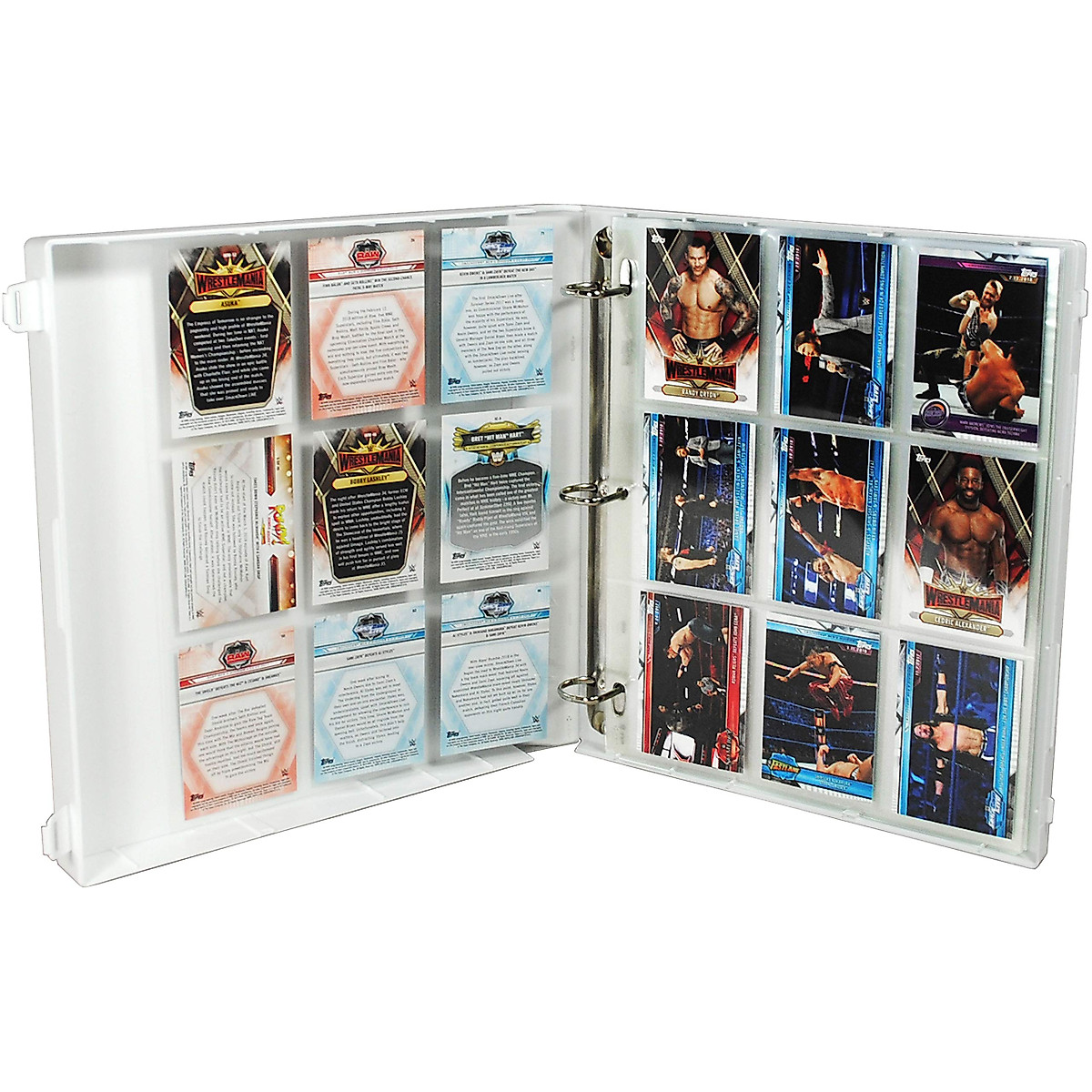 UniKeep WWE WrestleMania Themed Collectible Card Storage Binder - Comes With 20 Card Pages (Tartan)