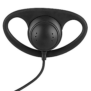 Sonew D Type Hanger Headset with PTT MIC witn Mic 2 Pin Earpiece Headset Compatible with Motorola Xpr-6300/6350/6550/6580/7550/P8200 8268D