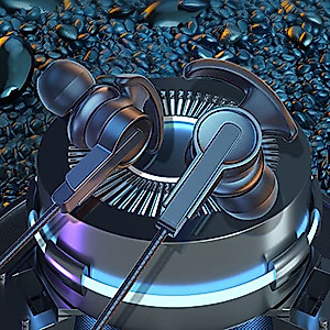 Cianyyee 6Pack Wired Earbuds in-Ear Headphones, Earphones with Microphone for Clear Calls,Sound-Dynamic, Noise Isolating, for iPhone, iPad, Samsung, Laptop, Computer, Android Smartphones