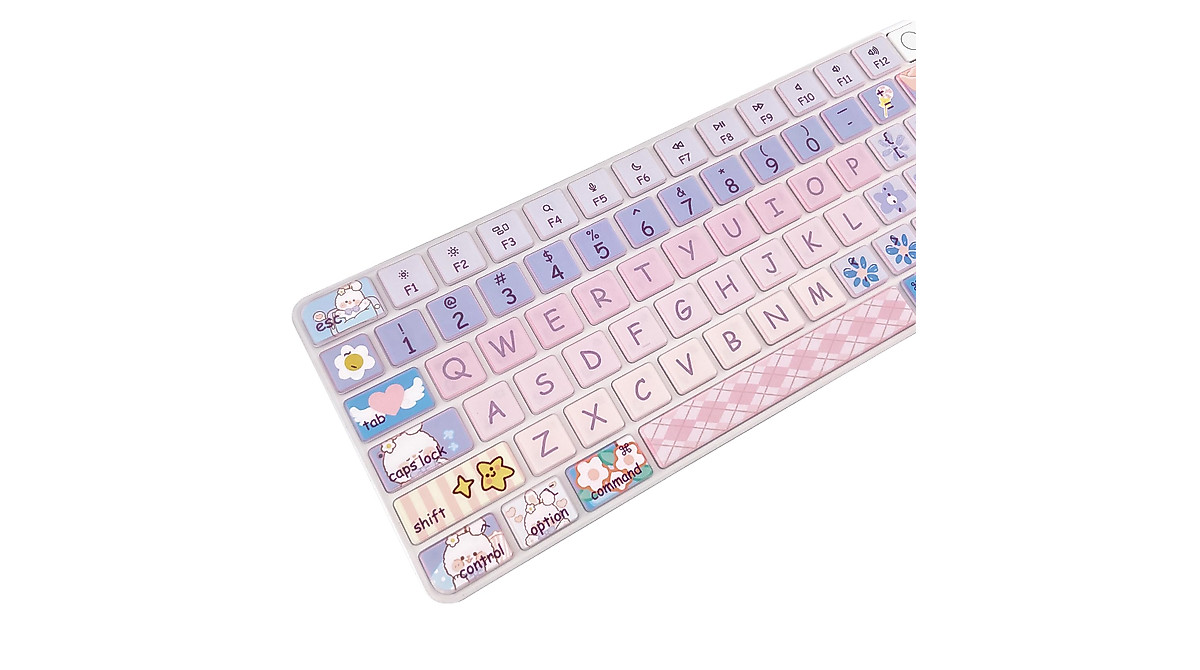 Cute Bunny Keyboard Cover for Apple iMac A2520