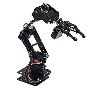 Arm Mechanical Robotic Clamp Claw Kits,6DOF Robot Mechanical Arm Clamp Claw Kit DOF Manipulator Industrial Robot Parts