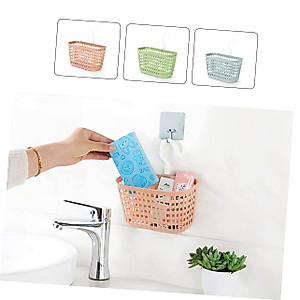 CIYODO Hanging Bathroom Basket Hanging Basket Toiletry Bag Bin Shower Organizer Hanging Shower Tote Hanging Shower Corner Shower Soap Holder Storage Basket Nordic