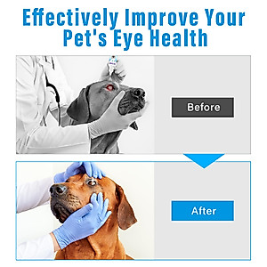 zeBrush Dog Eye Drops,Cataract Drops for Dogs & Cats-Relieve Pet Red Eyes,Dry Eyes & Infection Inflammation,Dog Tear Stain Cleaner,Improve Eye Vision,Safe & Gentle for Pets