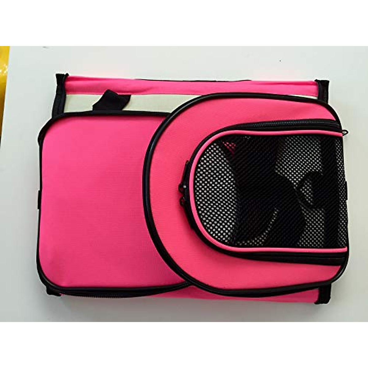 Reelok Portable Soft Sided Airline Approved Dog Carrier Pet Travel Bag Pet Home Comfortable Pink Carrier for Cats, Puppies and Small Animals