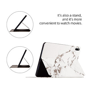 Tablet Case for Huawei MatePad 10.4 inch Tablet Case PU Leather + TPU with Auto Wake/Sleep [Marble Series] - 03