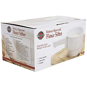 Norpro Battery Operated Sifter, White