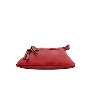 Functional Multi Pocket Crossbody Bag (Red)