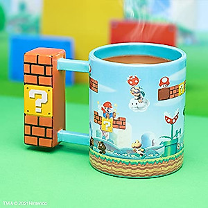 Paladone Super Mario Level Mug, Officially Licensed Nintendo Merchandise