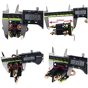 FridayParts 12V Universal Relay Solenoid 4 Post Plow Compatible for Western Fisher Meyers Snowplow Blade Replacement