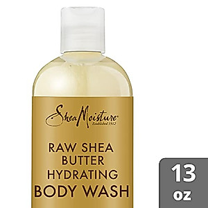 Shea Moisture Body Wash, Raw Shea Butter Hydrating Body Wash, Body Skin Care with Coconut Oil and Vitamin E, Pack of 2 -13 Fl Oz Ea