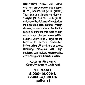 Seachem Pristine Natural Waste Management - Organic Sludge and Detritus Eliminator 1 L