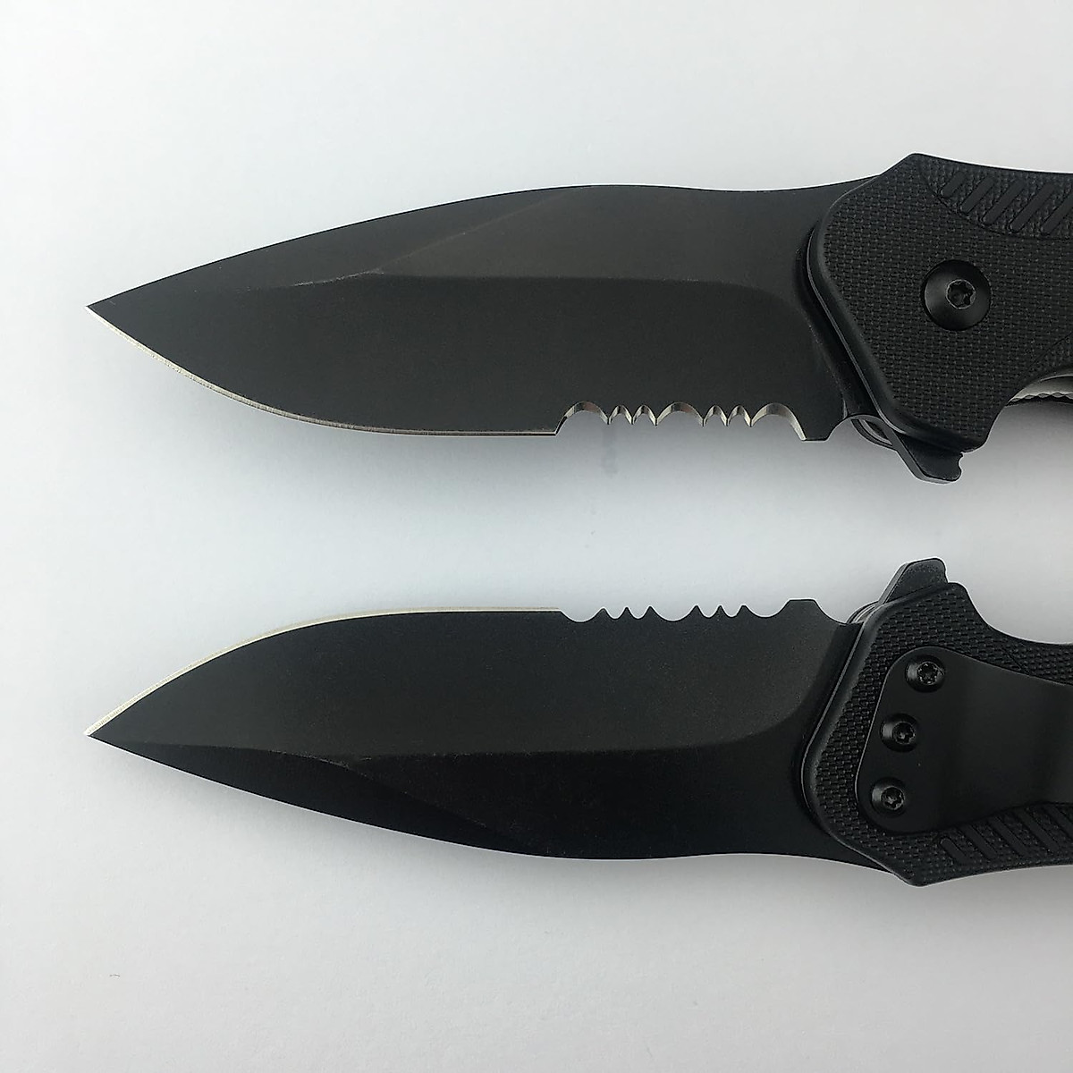 7.3-Inch Pocket Knife,Assisted Opening Folding Knife 8Cr13MoV Steel Blade and Filled Glass Nylon Handle with Pocket Clip for EDC (black)