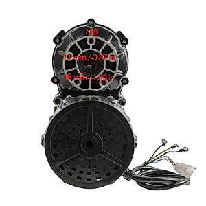 YC Yier 30" Go Kart Rear Axle Kit & 48V 1000W Electric Brushless Motor Controller Differential &4.10-6" Wheels Tires + Front Steering Shaft for ATV Quad Buggy 4 Wheelers Dolly Cart Trike Tricycle