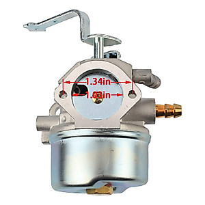 Replacement Part for MTD Chipper/Shredder 8hp for Tecumseh Replacement Carburetor for Tecumseh for Coleman