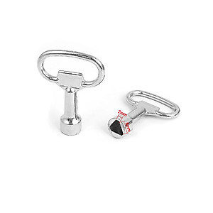 uxcell Cupboard Train Triangle Socket Spanner Key 12pcs for 8mm Panel Lock