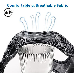ELIATER VR Masks Sweatproof Cover Compatible with Oculus Go Quest 2, Breathable Sweat Band Use for VR Workouts Supernatual (3Pcs)