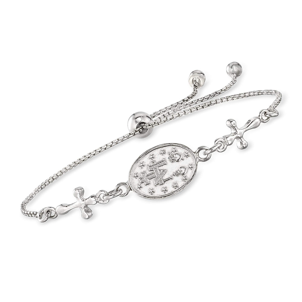 Ross-Simons Miraculous Medal Bolo Bracelet