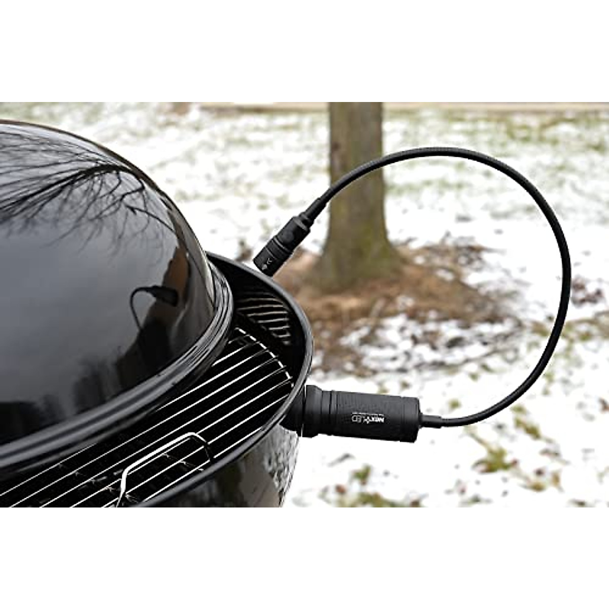 NextLED NT-7647-F Magnetic BBQ Grilling Light for Outdoor Grill, 18-Inch Flexible Gooseneck, Heat & Weather Resistant, IP-54, Warm Natural Lighting Shows True Color of Your Food, Perfect Grill Gift