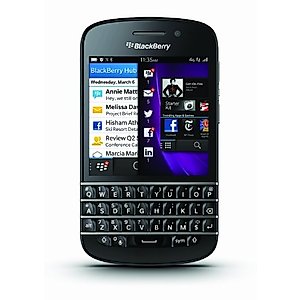 BLACKBERRY Q10 16GB BLACK QWERTY KEYBOARD TOUCH FACTORY UNLOCKED MODEL NO : RFN81UW (2G & 3G 800/850/900/1900/2100 & 4G LTE 800/900/1800/2600)