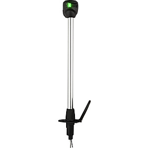 Attwood Bi-Color Lightarmor LED Navigation - Pole Light Red-Green - 10" - Boat Bi-Color Lightarmor LED Navigation - Pole Light NV6LC2-10-7 Red-Green - 10" - Boat