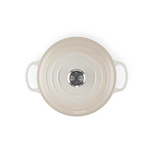 Le Creuset Enameled Cast Iron Signature Sauteuse Oven, 3.5 qt., Meringue