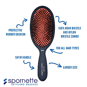 Spornette Small Cushion Boar and Nylon Bristle