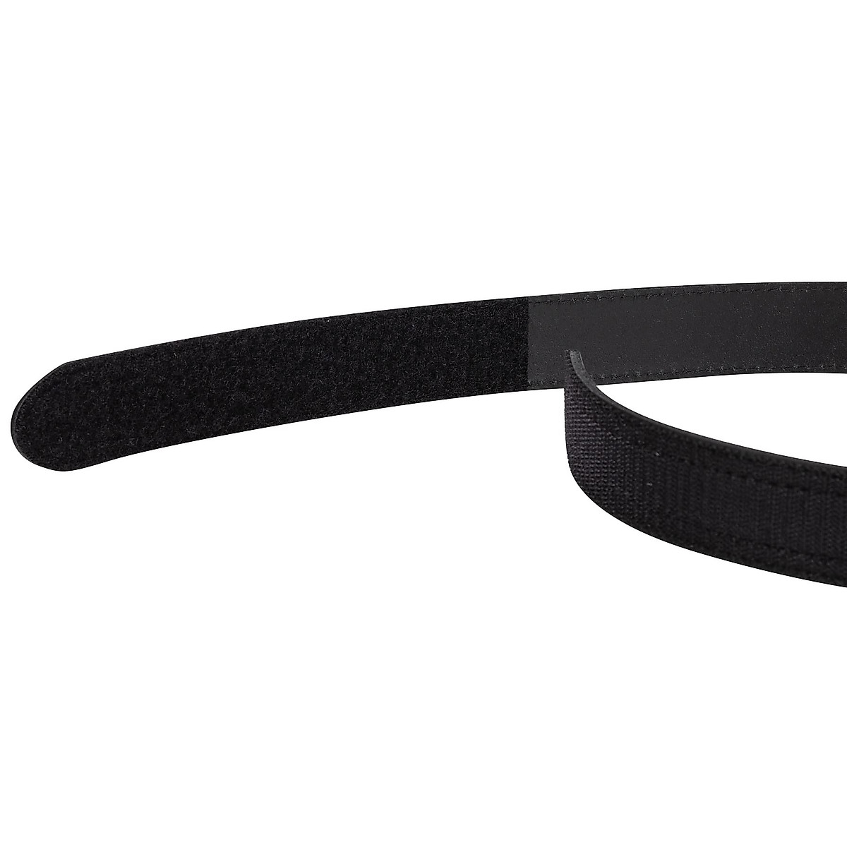 Perfect Fit Shield Wallets Mechanics Basketweave Belt Buckleless No Scratch Leather Work Belt Garrison Hook and Loop Belt 1 1/2 Inch Wide Black Drum Died, Large (38-42 Inches)