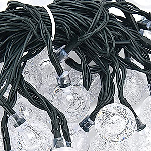 Solar String Light, Durable LED Solar Light IP44 Waterproof 9.5m for Terraces for Decorating Gardens Replacement for Home