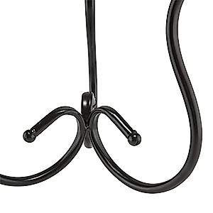 Alpine Corporation 9" Tall Indoor/Outdoor Metal Gazing Globe Display Stand