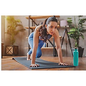 Stainless Steel Thermal Water Bottle-Wide Mouth Vacuum Insulated Double Wall 800mL Reusable Keeps Water Cold All Day Leak Proof No Lead BPA Free