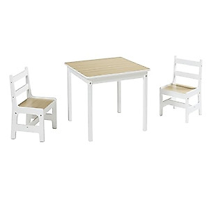 Panana Kids Table and Chairs Sets Children's Desk Table with 2 Chairs Stools Set for Preschoolers Boys and Girls Dinner and Learning Table Chairs Set