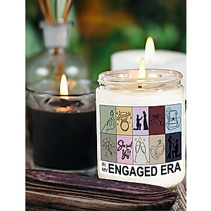 Funny Engagement Gifts Candle, Engagement Gifts for Couple, Wedding Gifts, Fiancee Gift for Women, Future Mrs and Bride to Be, Vanilla Scented Candle