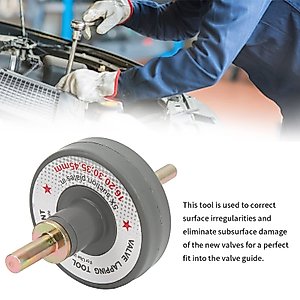 Valve Lapping Tool Kit, valve lapping tool and compound kit with 5 Suction Plates 1000rpm to 1250rpm Working Speed valve grinding Compound Valve Lap Tool Attachment Kit for Motorc