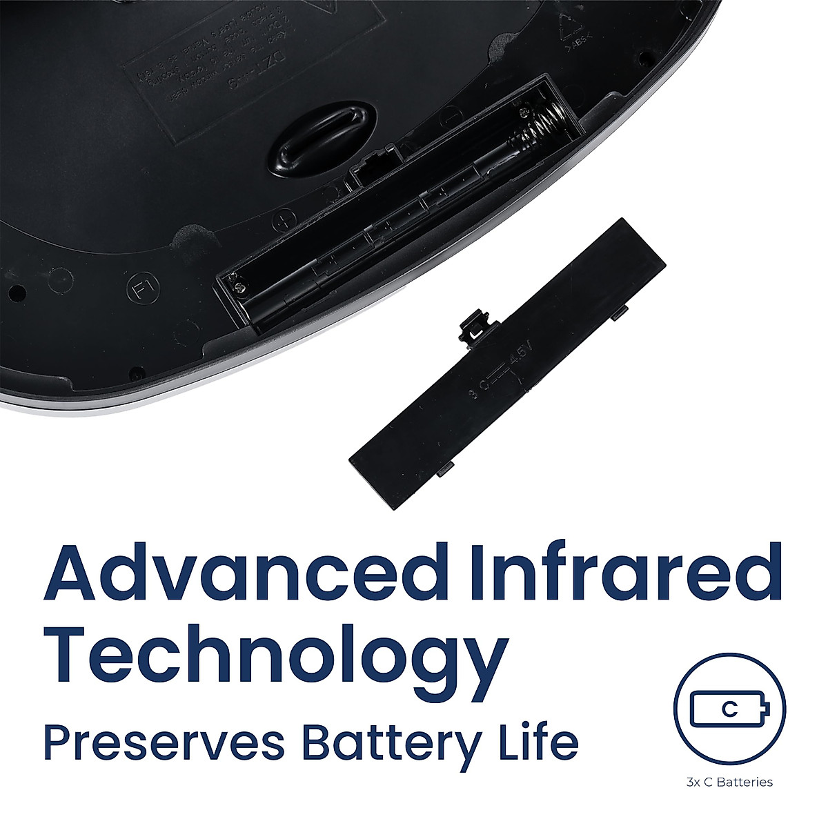 NINESTARS DZT-50-9 Automatic Touchless Infrared Motion Sensor Trash Can, 13 Gal 50L, Stainless Steel Base (Oval, Silver/Black Lid)