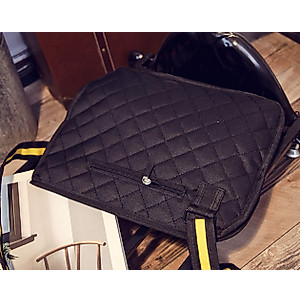 Xugq66 3D Style 2D Drawing Cartoon Handbag Shoulder Canvas Messenger Bag (Purple)